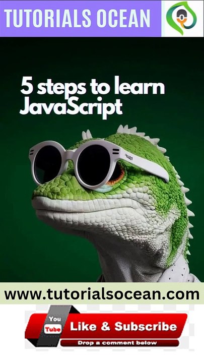 5 Steps to Learn JavaScript Tutorials Ocean #shorts - video Dailymotion