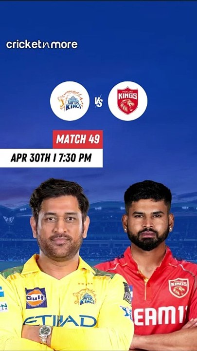 CSK vs PBKS Dream11 Prediction || Chennai Super Kings vs Punjab Kings || IPL 2025 - video ...