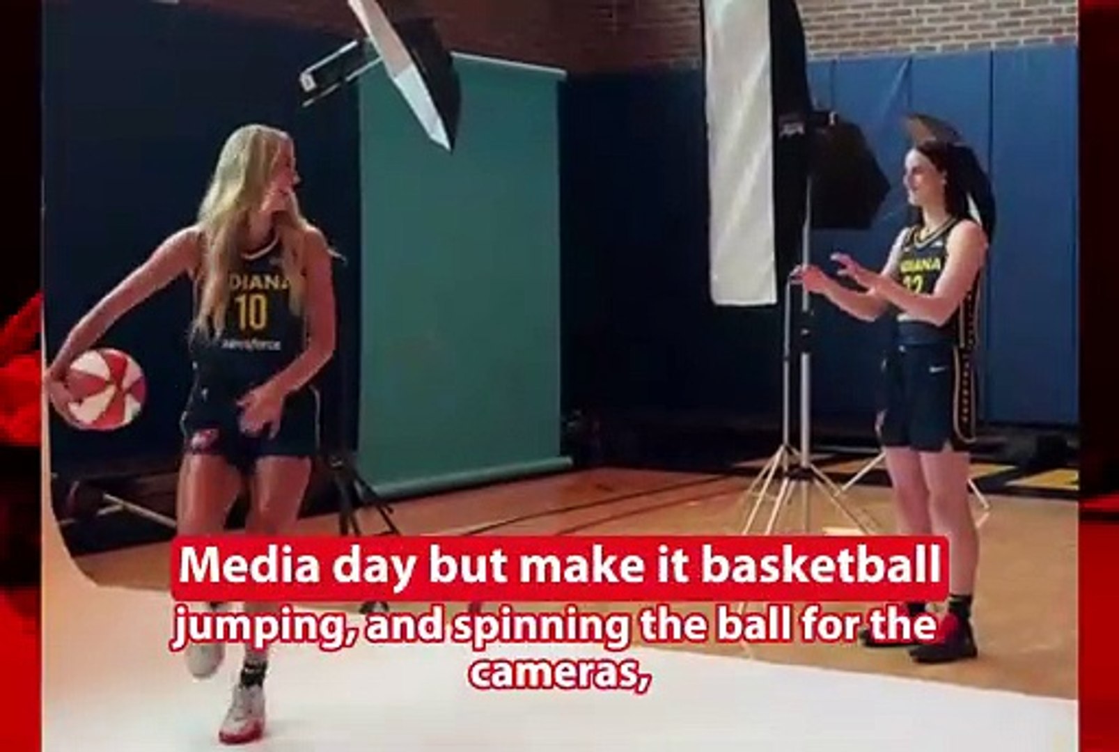 Caitlin Clark scores the perfect assist from Lexie Hull putting their team chemistry on full ...