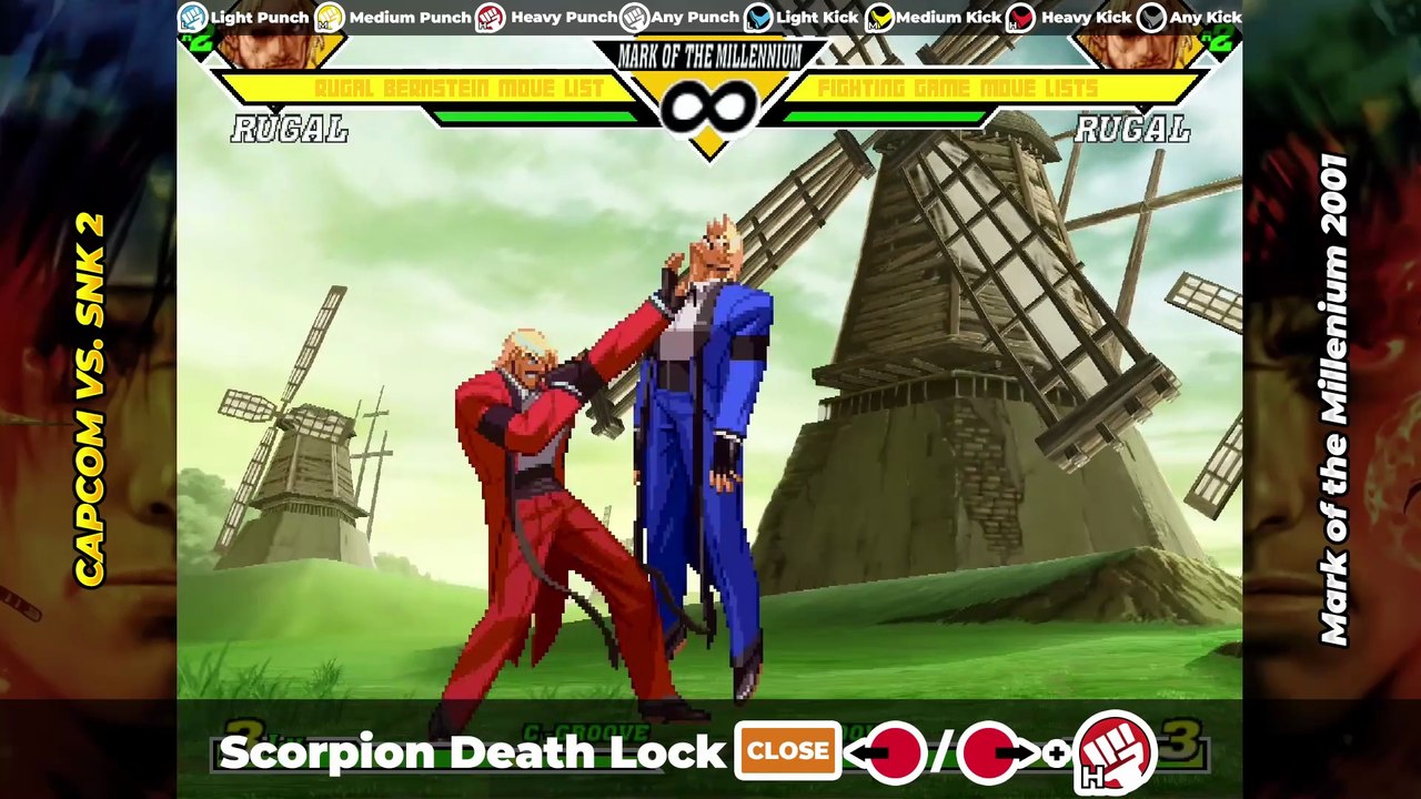 RUGAL BERNSTEIN MOVE LIST - Capcom vs. SNK 2 (CVS2) - video Dailymotion