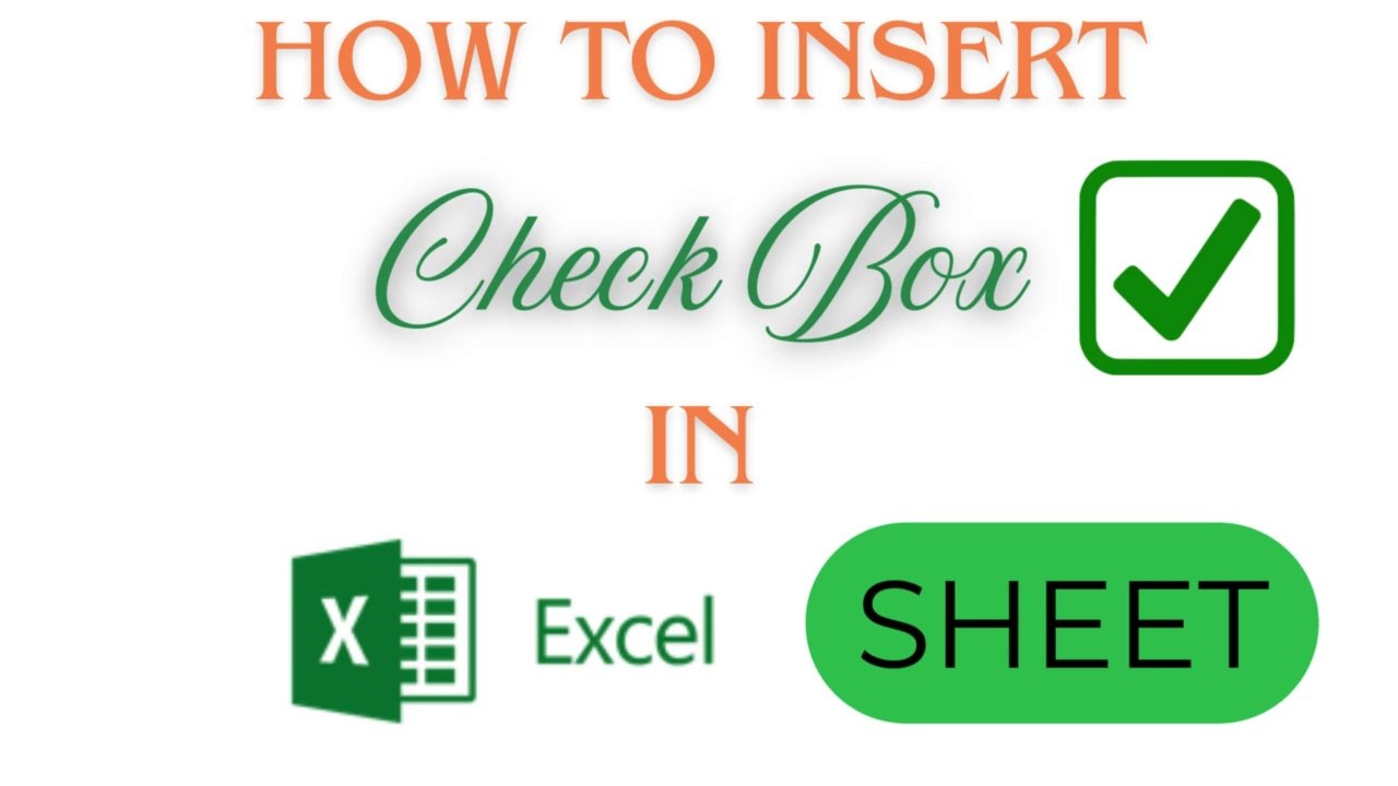 How to Add Check Boxes In MS Excel Sheet (Easy) - video Dailymotion