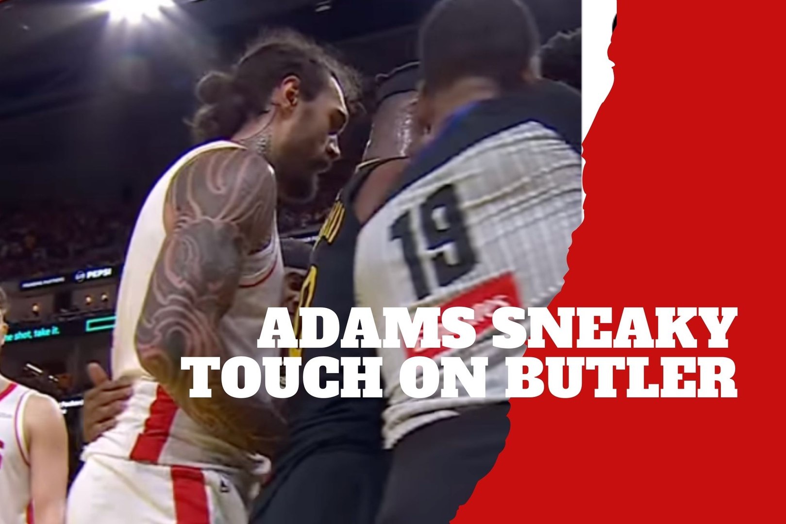 Jimmy Butler shocked by Steven Adams and his "sneaky touch" in intense ...