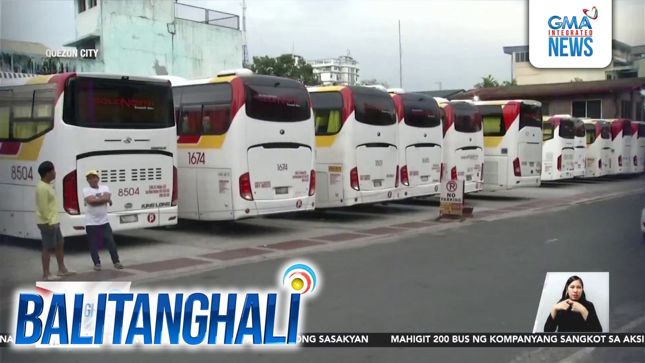 273 bus ng Pangasinan Solid North Transit Inc., nakagarahe muna matapos ...