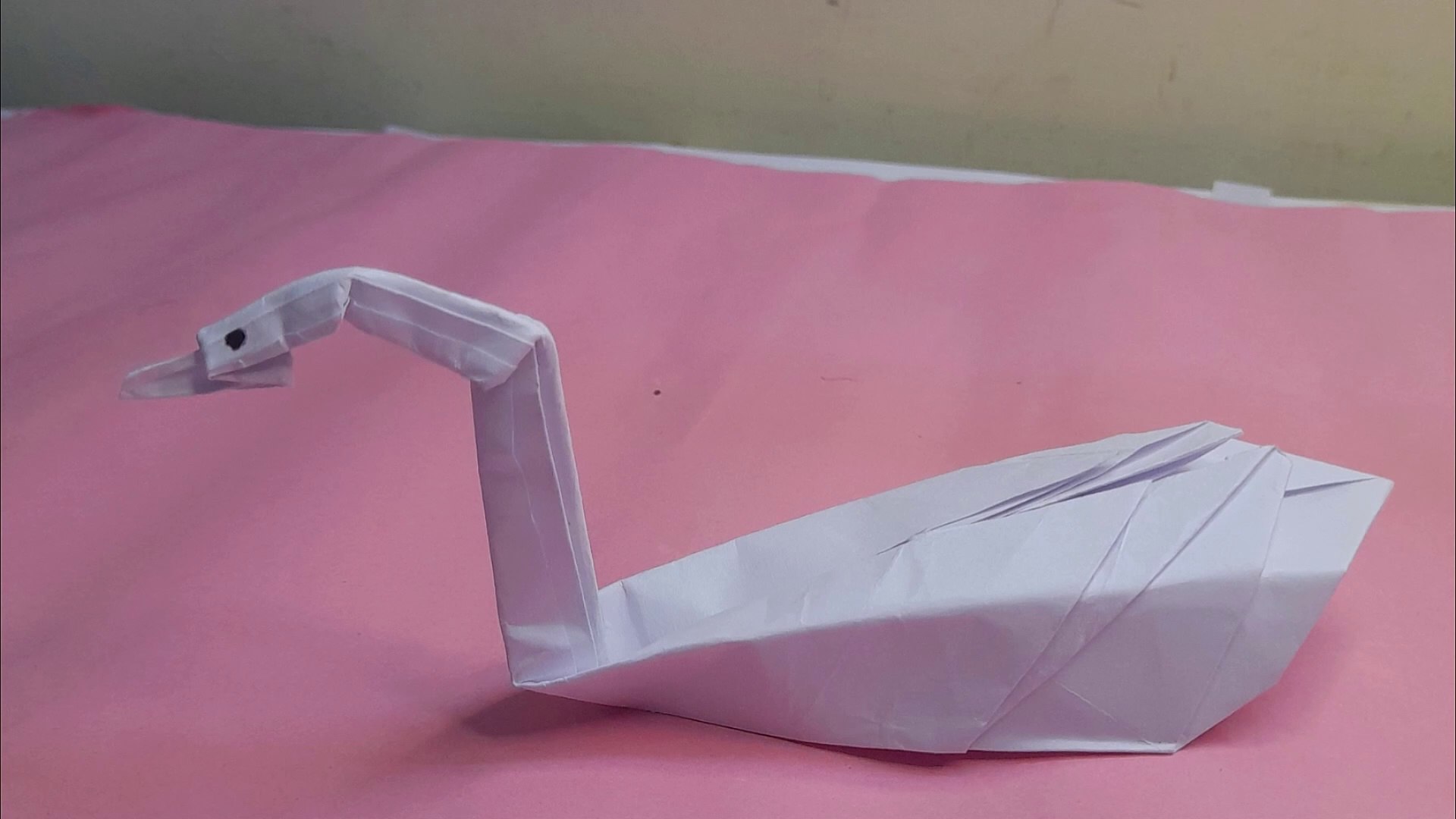 Tutorial Origami Swan