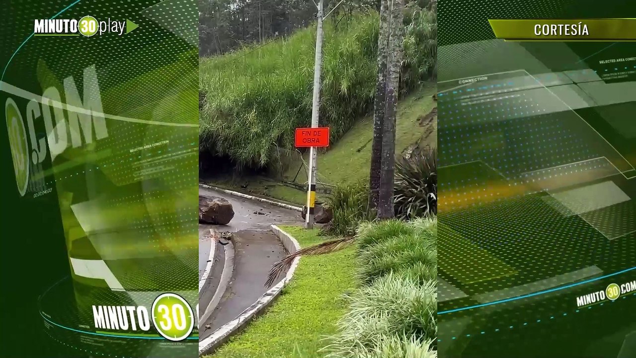 Así fue el momento exacto del derrumbe en la loma de Los Balsos más de ...