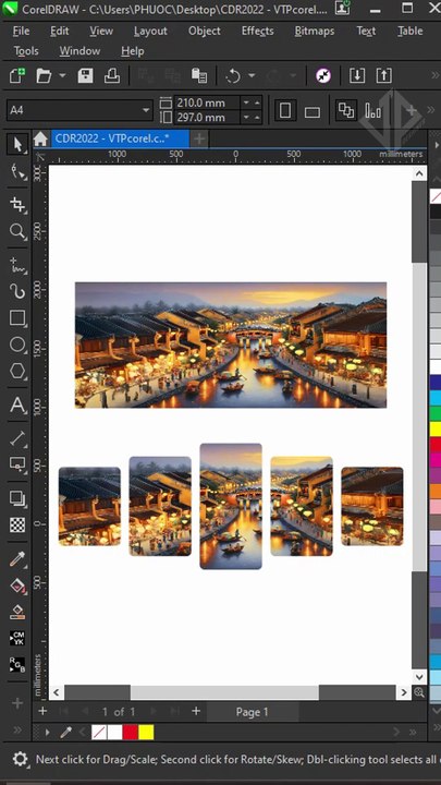 How to create impressive wall photo frames from photos in CorelDraw quickly - video Dailymotion