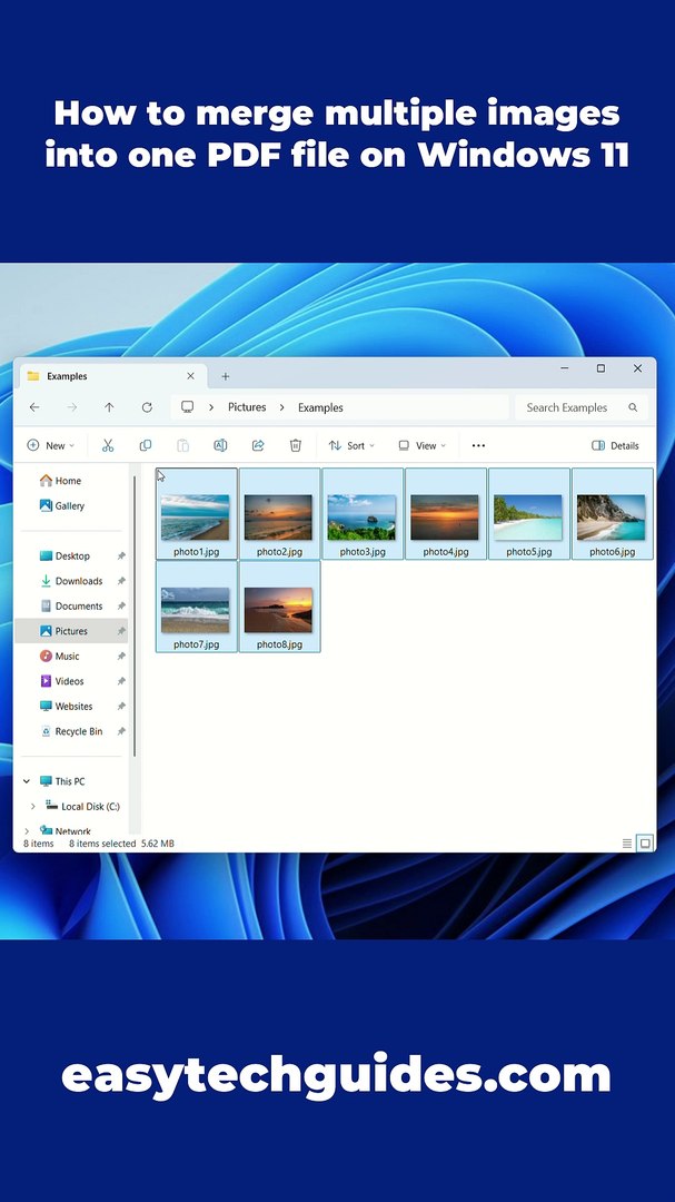 How To Combine Images Into One Pdf File In Windows How To Combine