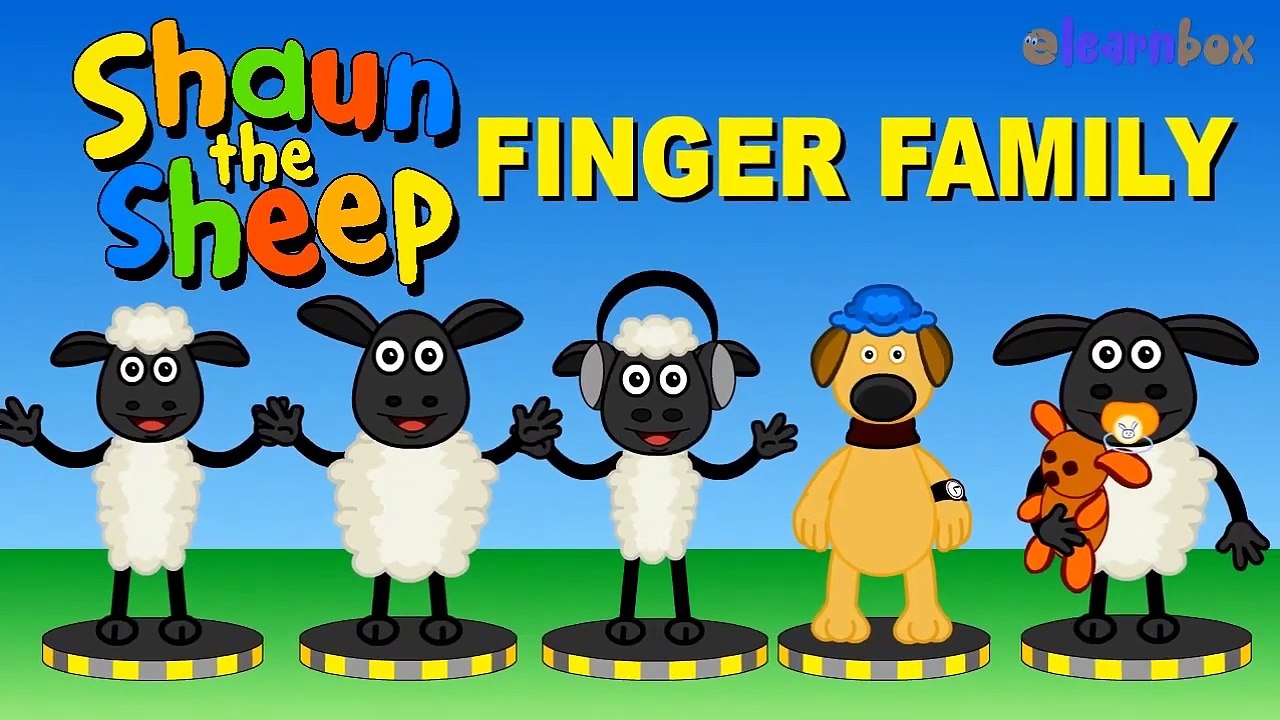 Finger Family Shaun the Sheep Cartoon Daddy Finger Family Rhymes ...