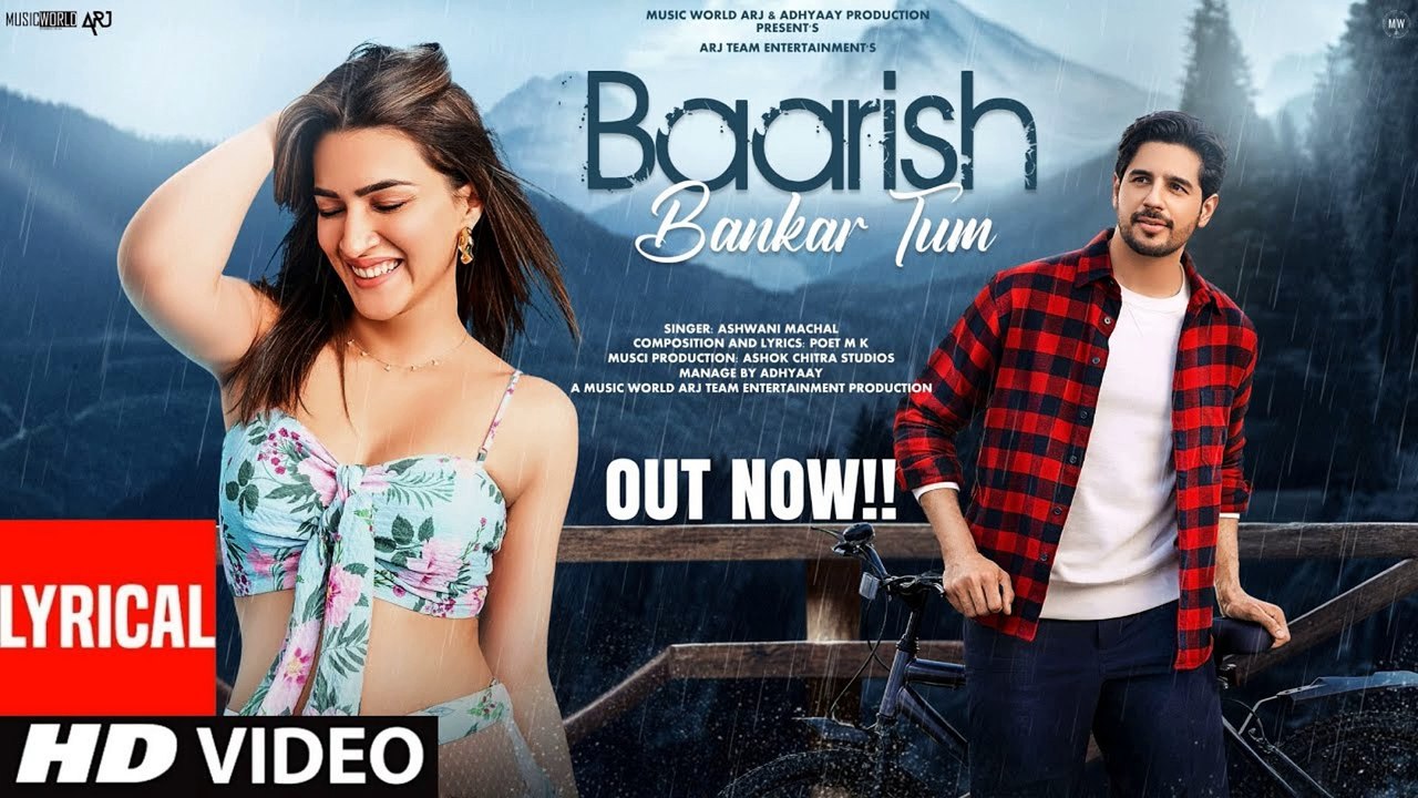 New Song 2025 New Hindi Song Baarish Bankar Tum Kriti Sanon Romantic ...
