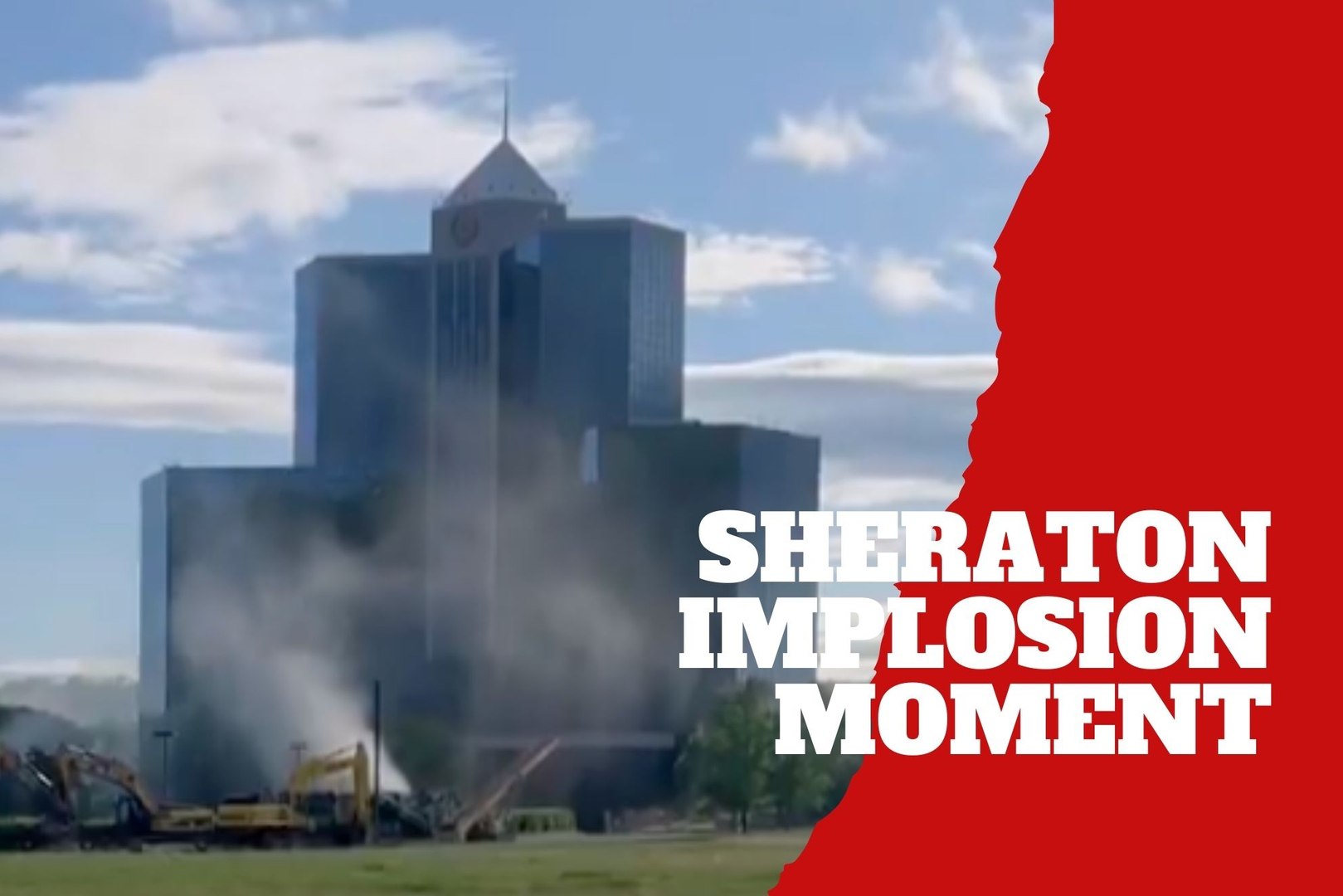 Sheraton Crossroads Hotel in Mahwah demolished in spectacular implosion ...