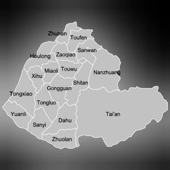 Map of Miaoli County. Peta Kabupaten Miaoli. Peta Daerah Miaoli. Miaoli ...