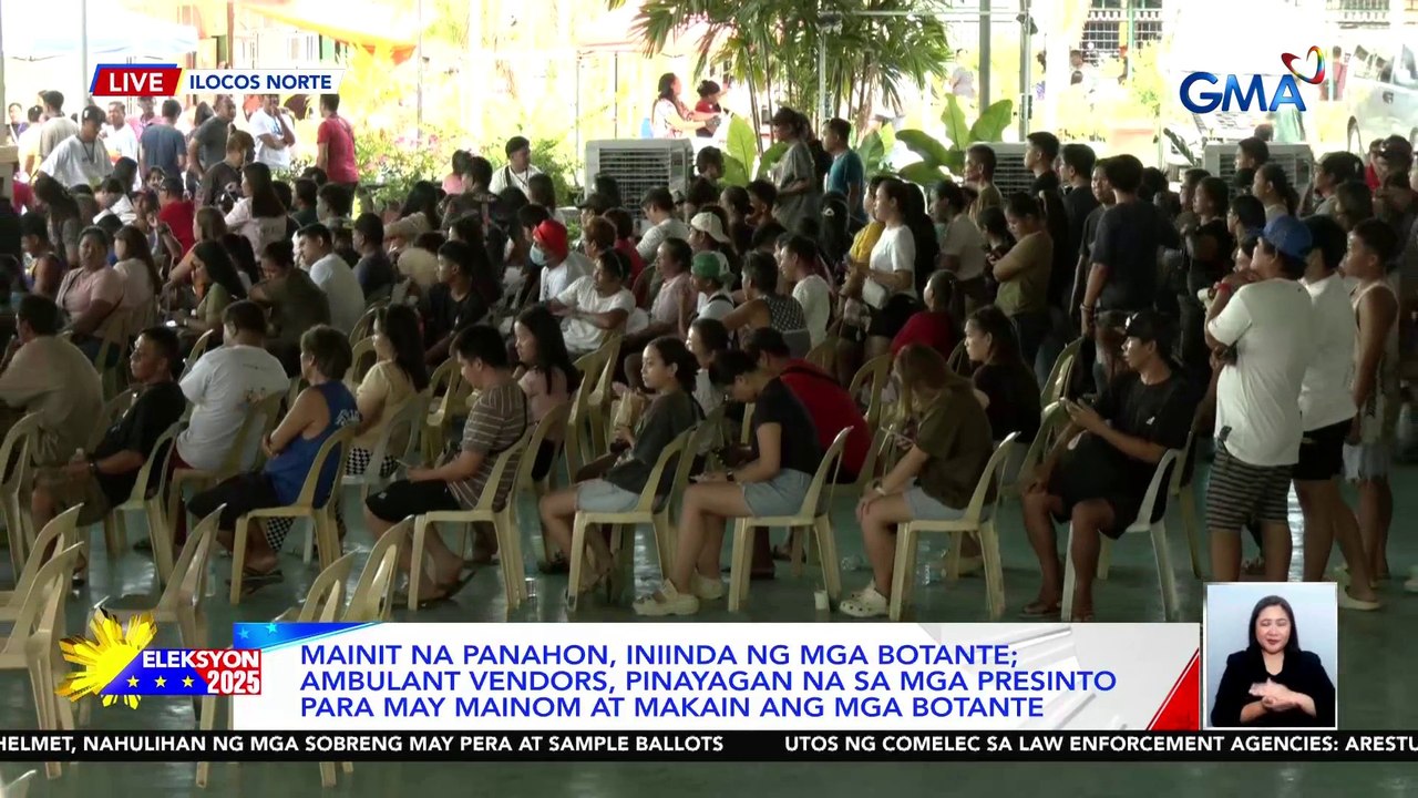 Update sa botohan sa Ilocos Norte as of 10:21 AM | Eleksyon 2025 ...
