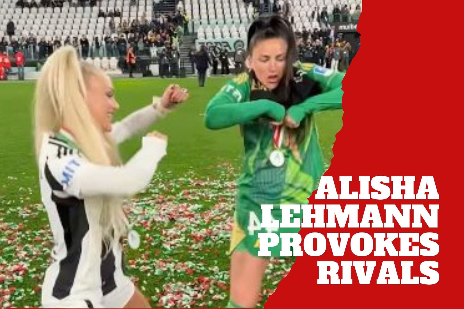 Soccer?s most beautiful player Alisha Lehmann provokes rivals? anger ...