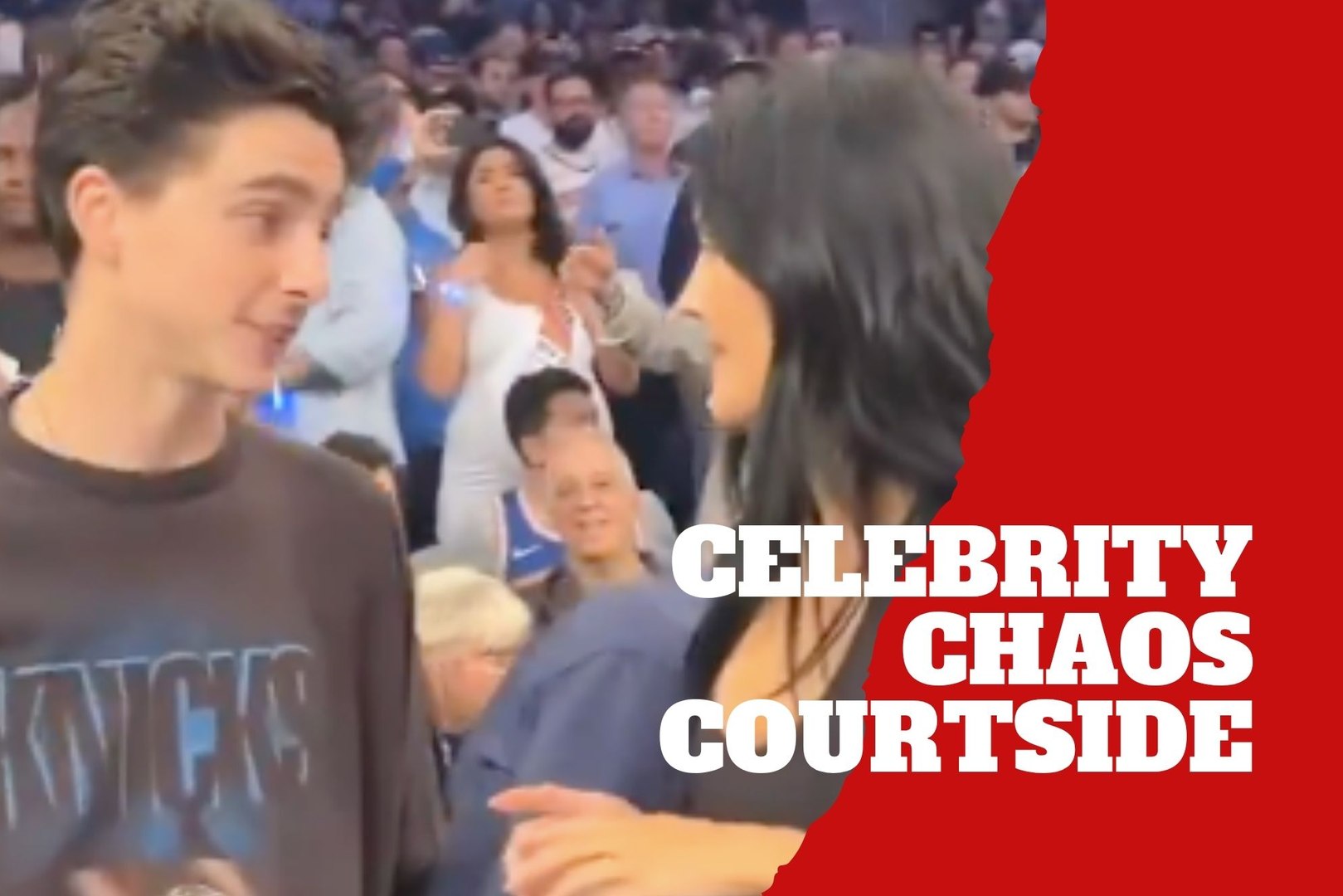 Knicks courtside turns into celebrity filled nightclub at Madison ...