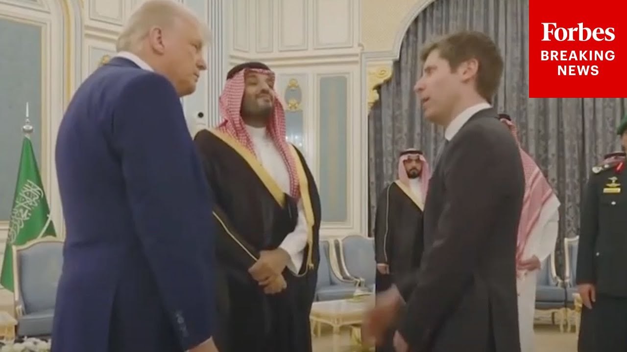 OpenAI CEO Sam Altman Meets Saudi Crown Prince MBS During Trip To Riyadh, Saudi Arabia - video ...