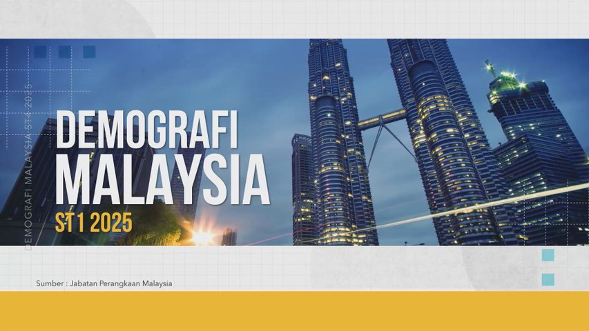 [INFOGRAFIK] Demografi Malaysia ST1 2025 | AWANI International