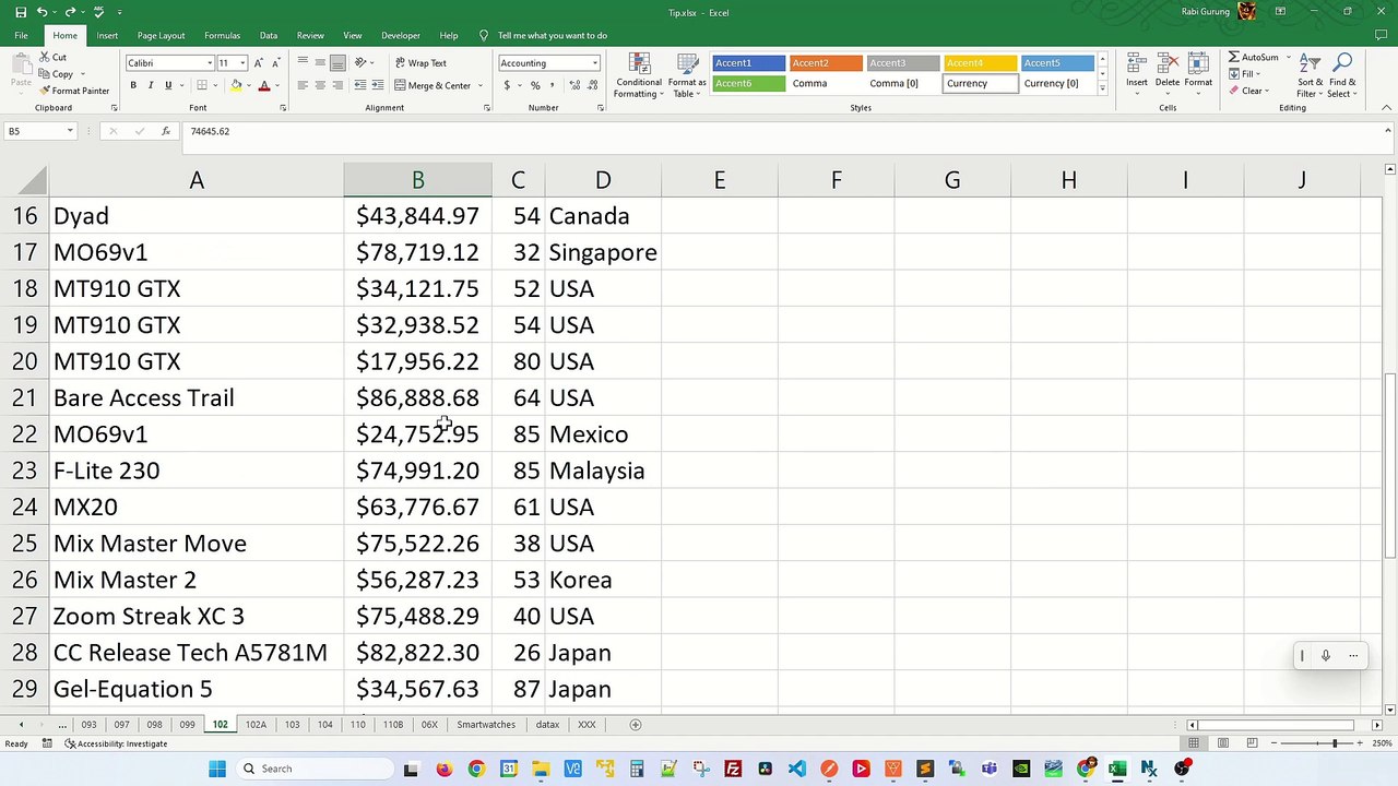 Copy Only Visible Cells - Excel Tips and Tricks - video Dailymotion