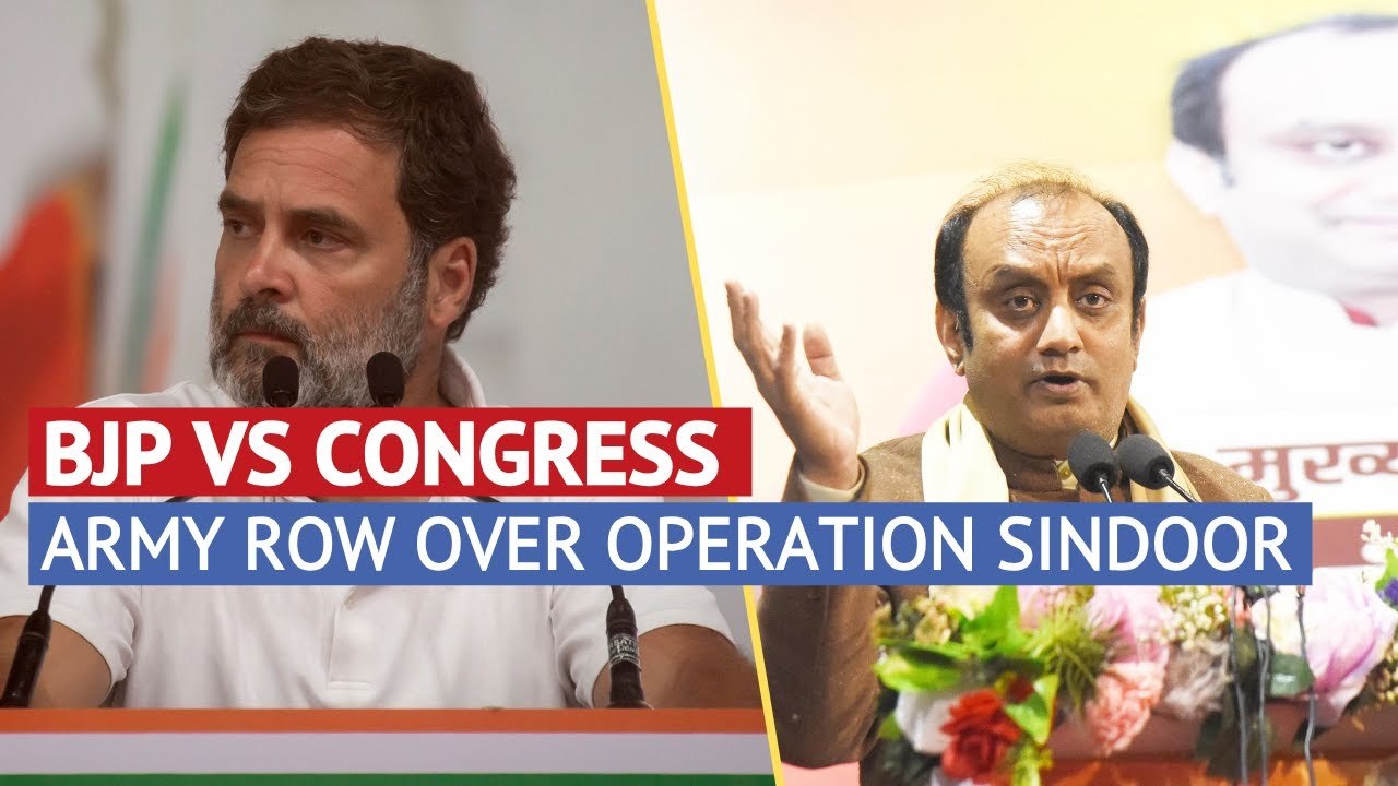 Operation Sindoor | BJP Hits Back at Congress Over Army Remarks! - video Dailymotion