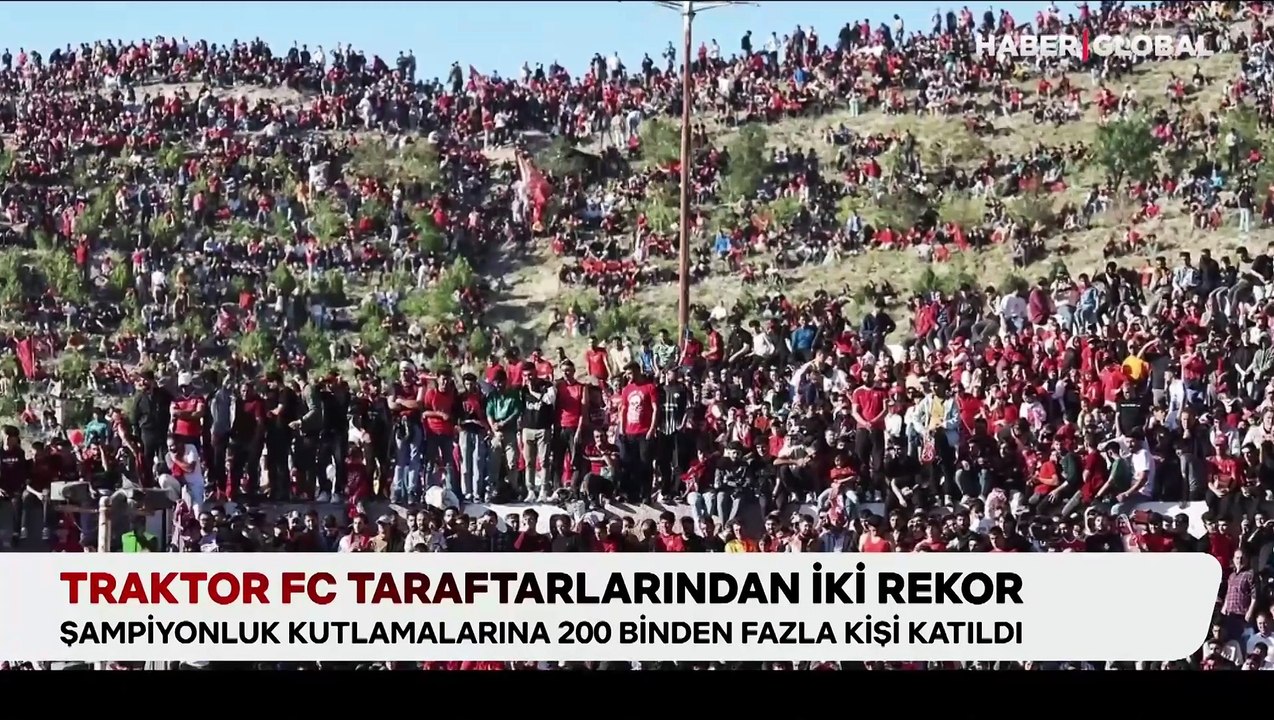 Tractor FC taraftarlarından iki rekor: Dünyanın en uzunu oldu ...