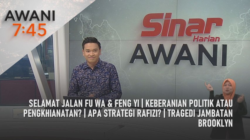 AWANI 7:45 [18/5/2025] – Selamat jalan Fu Wa & Feng Yi | Keberanian ...