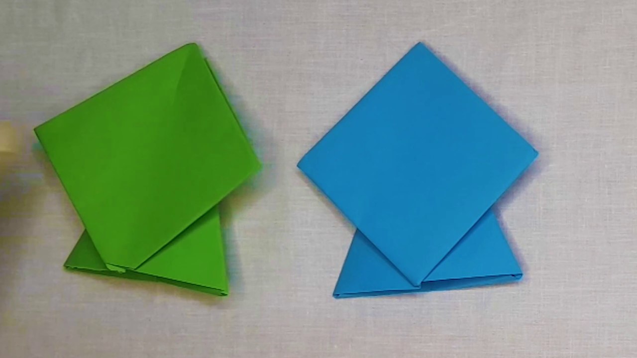 How to Make an Origami Kite | Easy Paper Kite Folding Tutorial - video ...