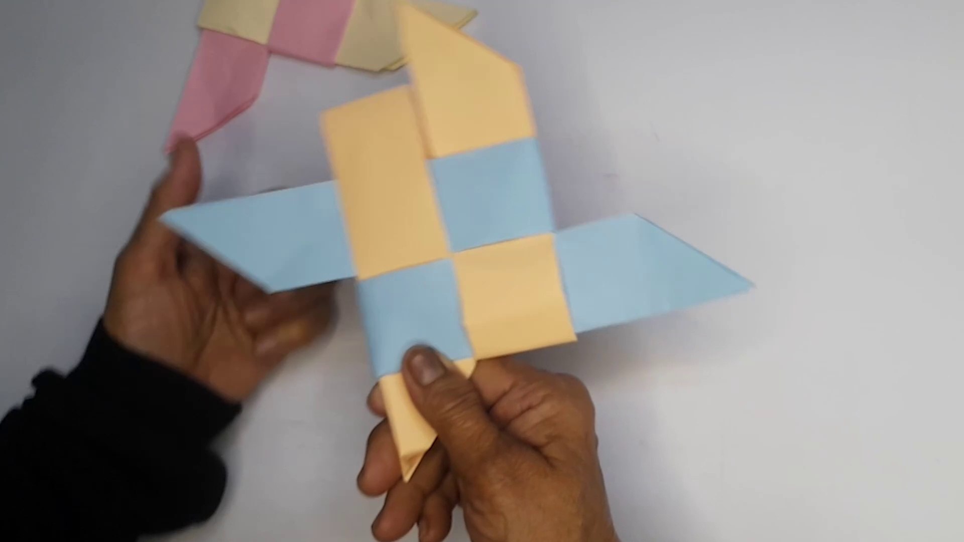 Easy Origami Ninja Star How To Make A Paper Ninja Star 2 (Shuriken)