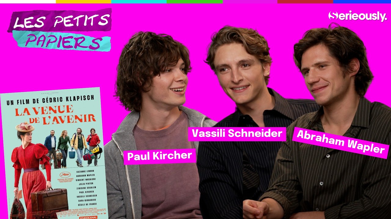 LA VENUE DE L'AVENIR : Vassili Schneider, Paul Kircher et Abraham ...