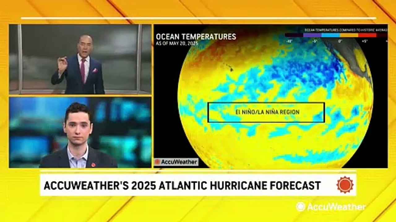 Taking a look at AccuWeather's 2025 hurricane season forecast - video ...