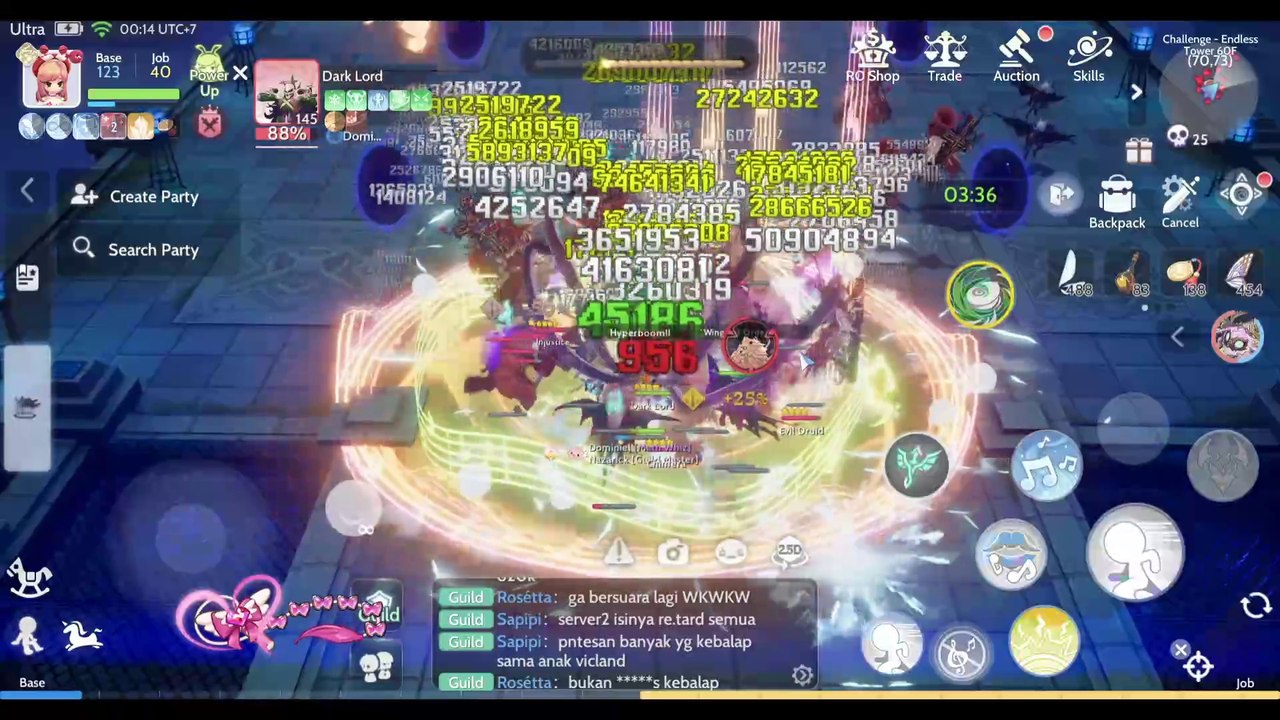 Ragnarok Online Origin - Wanderer Invincible DPS Build ETC Floor 60 ...