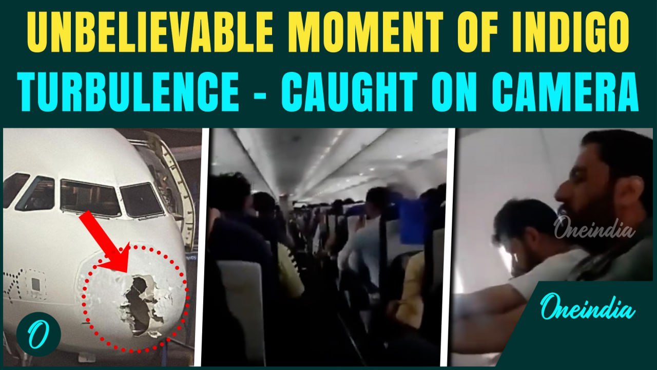 BREAKING: Inside IndiGo Flight Turbulence | 'HELP!!' - Intense Incident Caught on Passenger's ...
