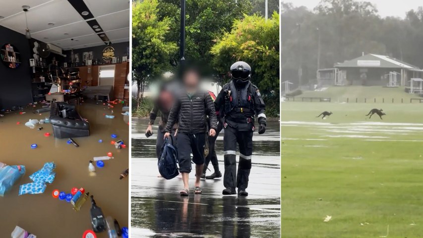 Devastating footage as floods swamp Taree homes, businesses and ...