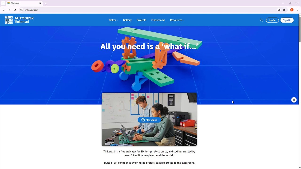 Tinkercad 1 Signing Up to Start Using Tinkercad - video Dailymotion