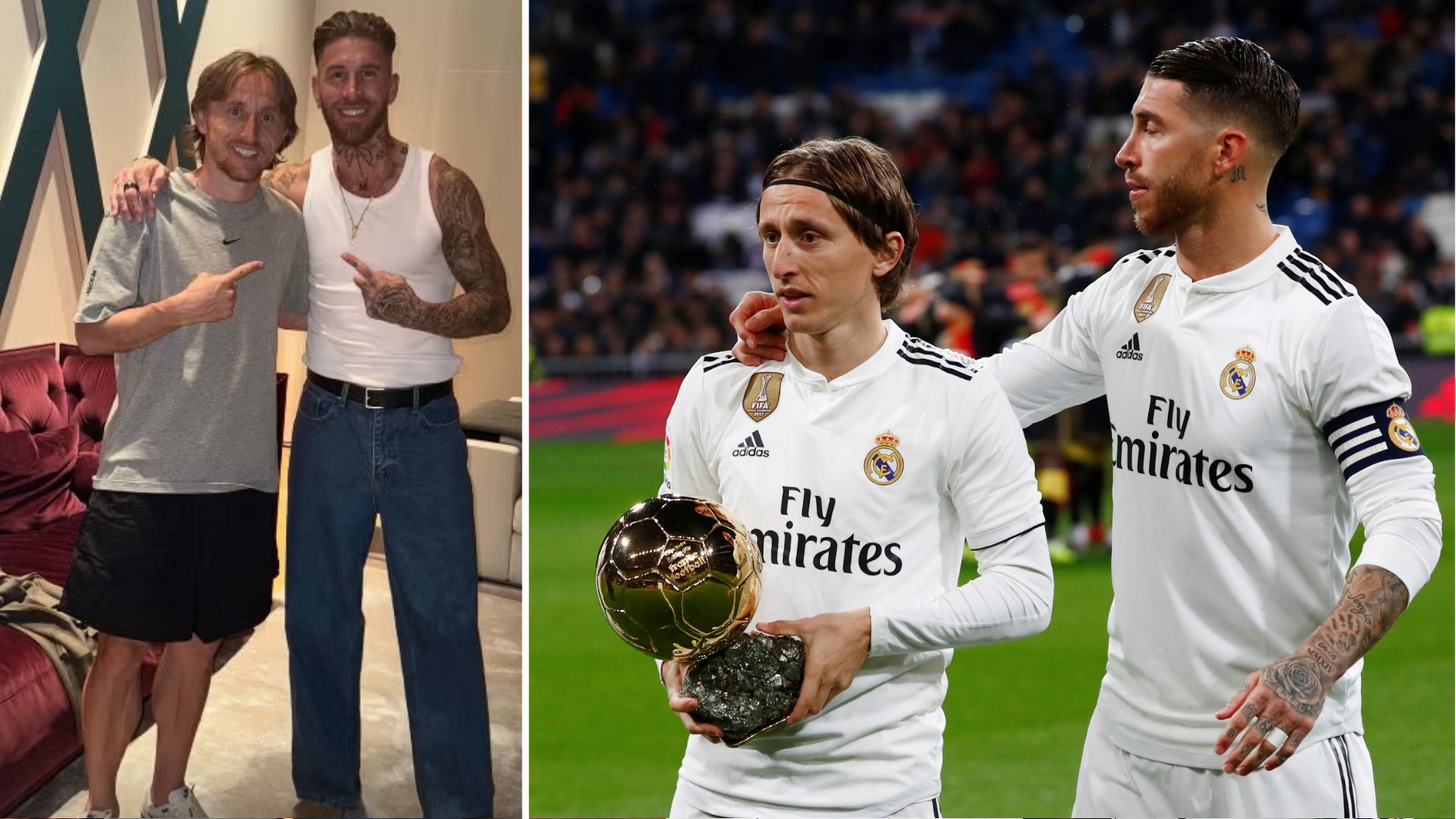 Sergio Ramos returns to Madrid to be with Luka Modric for his final ...