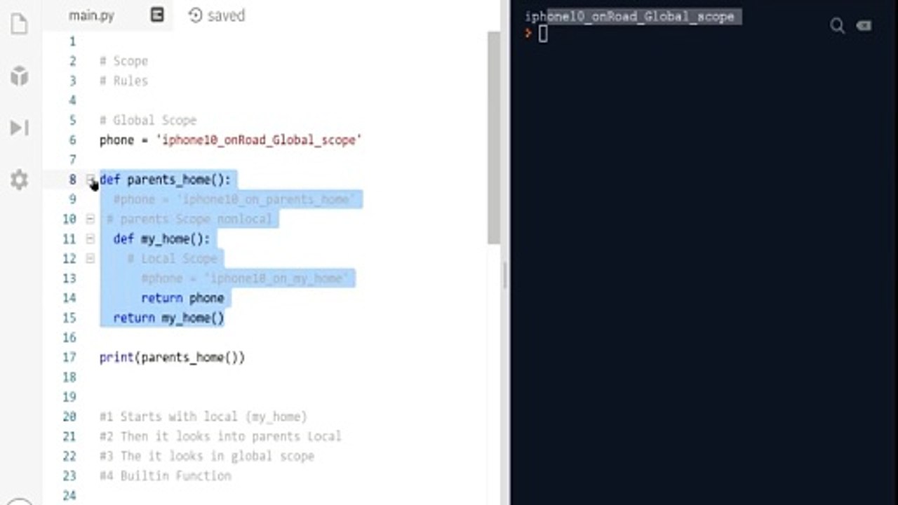 Lecture 72: Global vs Non-local Keywords in Python - video Dailymotion