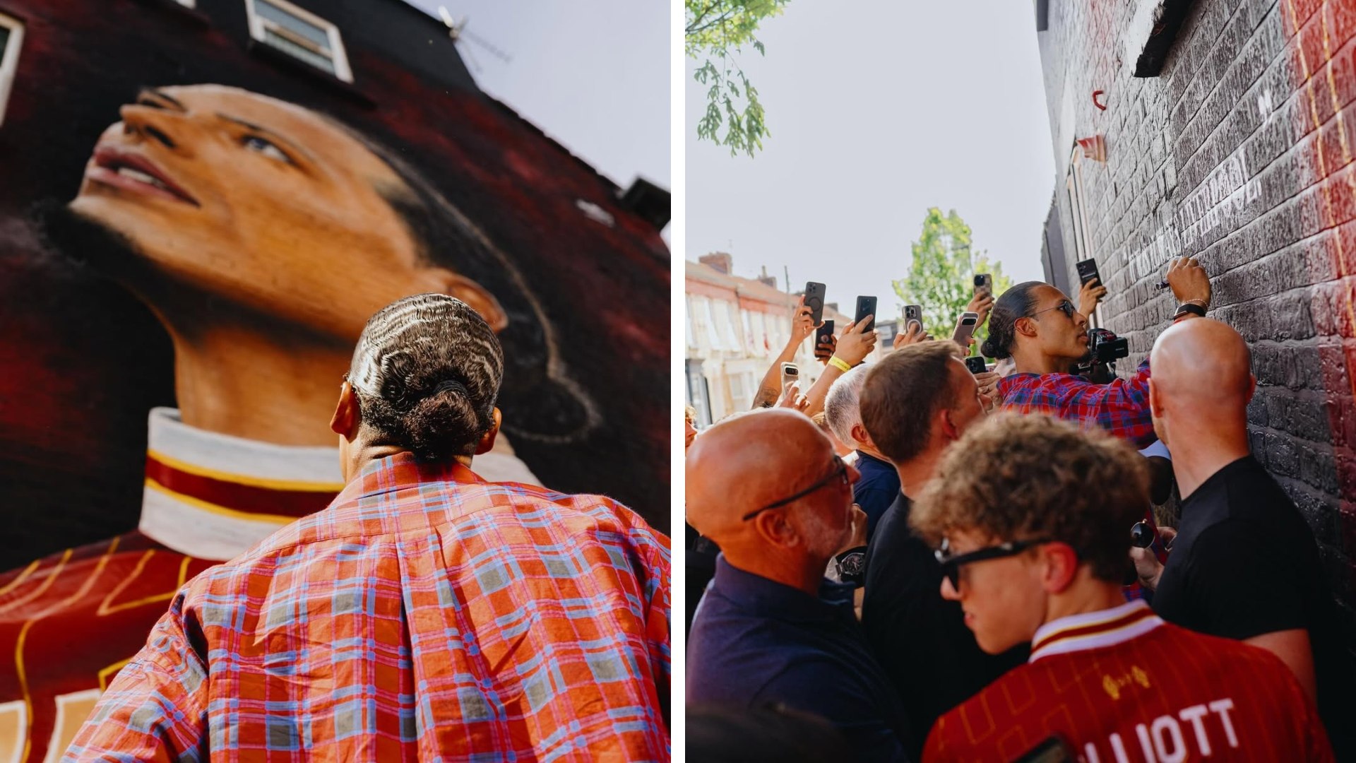 Liverpool: Afición le entrega un mural a Virgil Van Dijk tras ...