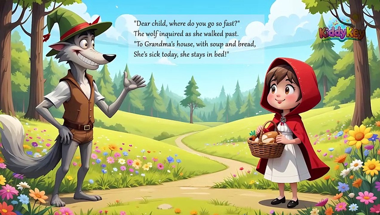 Little Red Riding Hood 🔴🦊🌲 | Bedtime Stories for Kids | English Fairy ...