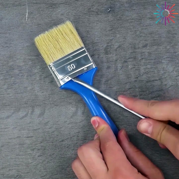 Making a DIY paintbrush at home! - video Dailymotion