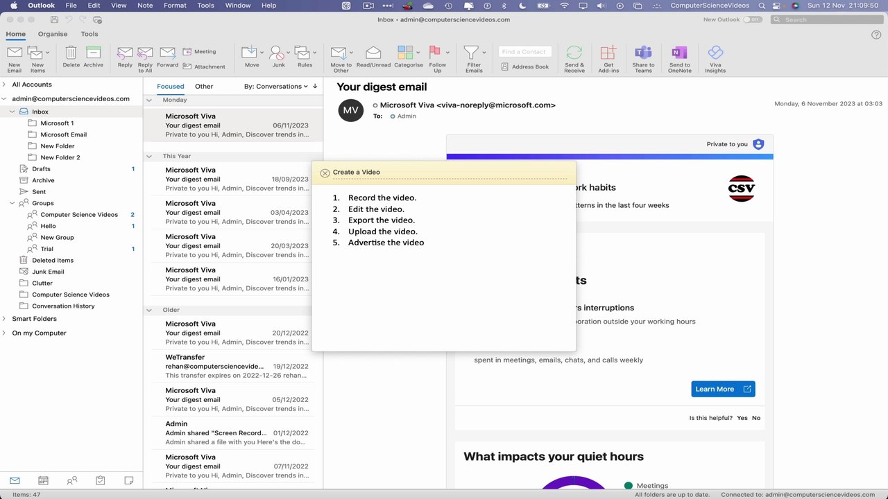How to CREATE a New Note on Microsoft Outlook Using a Mac / Desktop Computer - Basic Tutorial ...