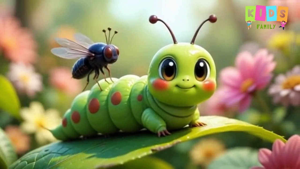 The Chubby Caterpillar | Cute Animated Insect Story for Kids # ...