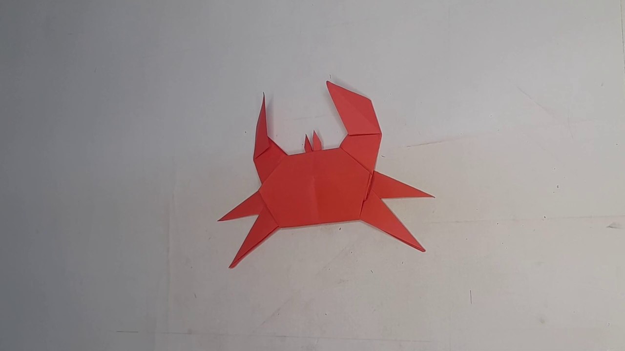 How to Make a Paper Crab | Easy Origami Sea Animal Tutorial - video ...