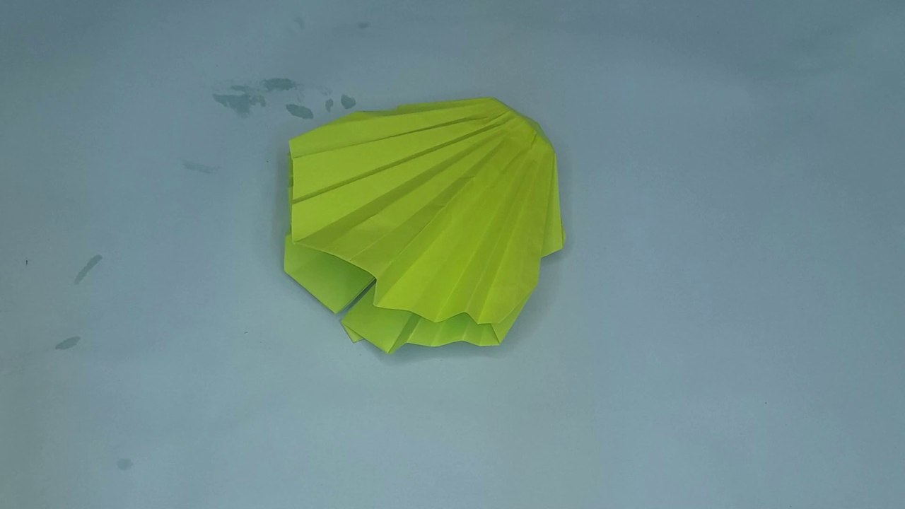 How to Make a Paper Clamshell | Easy Origami Shell Craft Tutorial ...