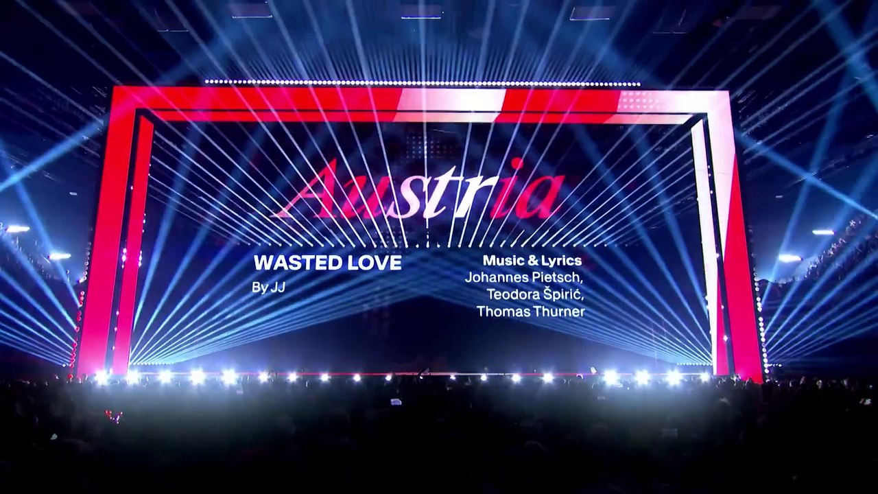 JJ – Wasted Love (LIVE) | Austria 🇦🇹 | Second Semi-Final | Eurovision ...