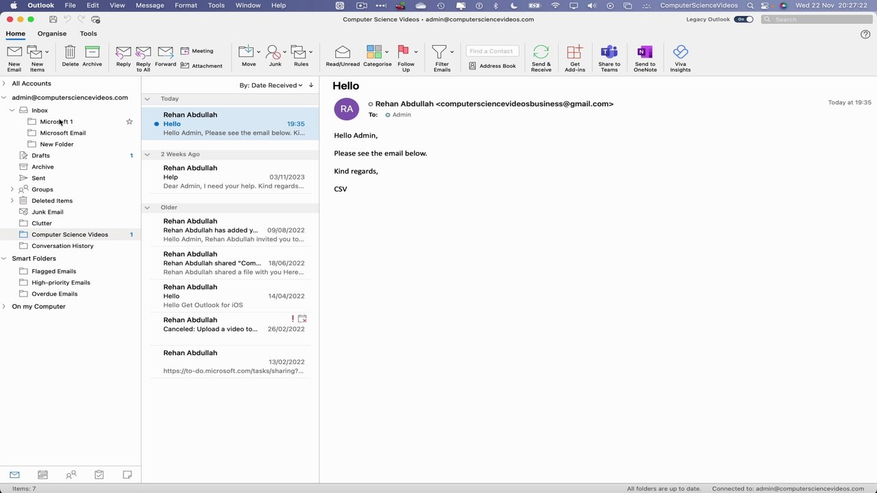 How to DELETE a Rule on Microsoft Outlook Using a Mac / Desktop Computer - Basic Tutorial | New ...