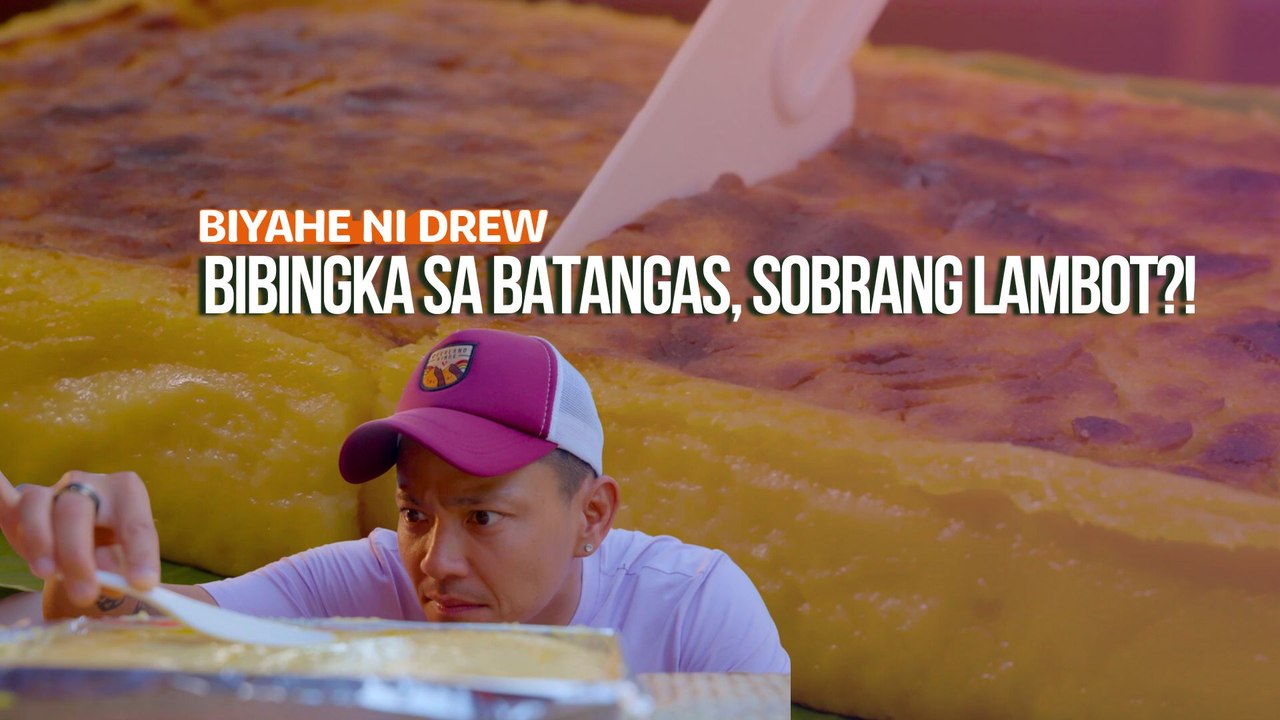 Bibingka sa Batangas, sobrang lambot?! | Biyahe ni Drew - video Dailymotion