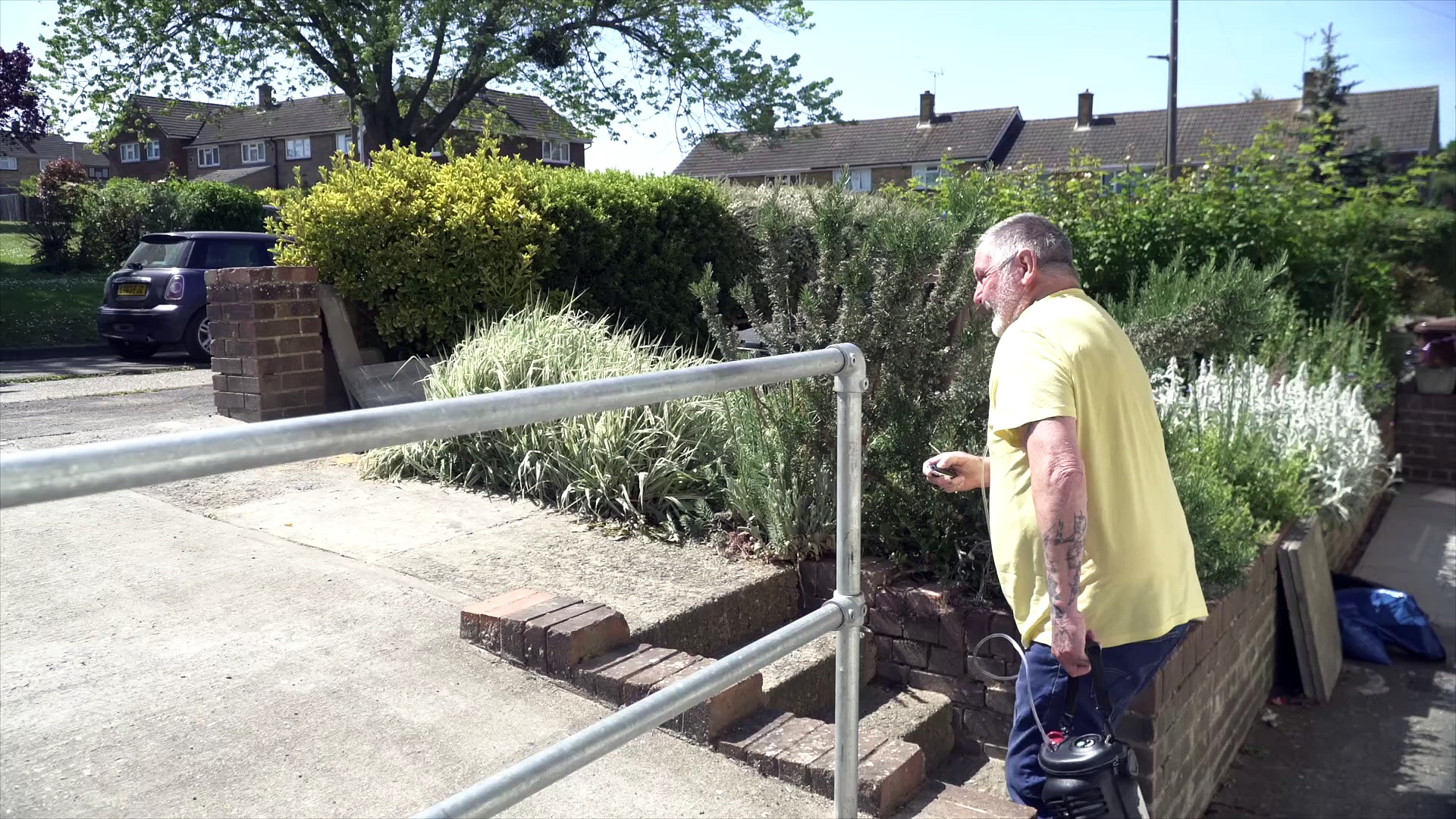 Michael Partridge's dropped kerb battle is finally over