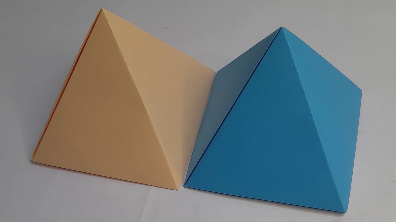How to Make a Paper Pyramid | Easy 3D Paper Craft for Kids & Projects ...