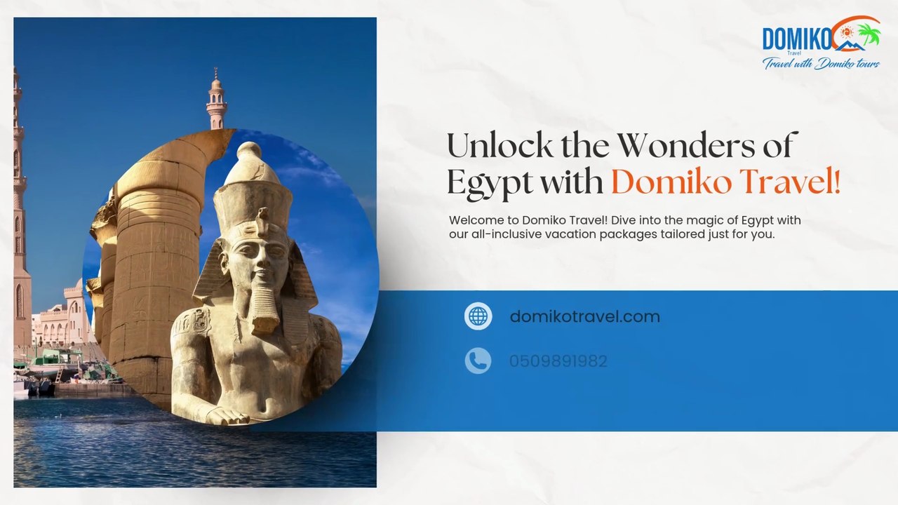 Unlock the Wonders of Egypt with Domiko Travel! - video Dailymotion