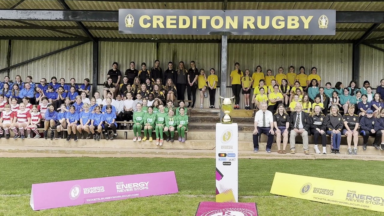 The Women’s Rugby World Cup during the visit to the girls T1 Rugby ...