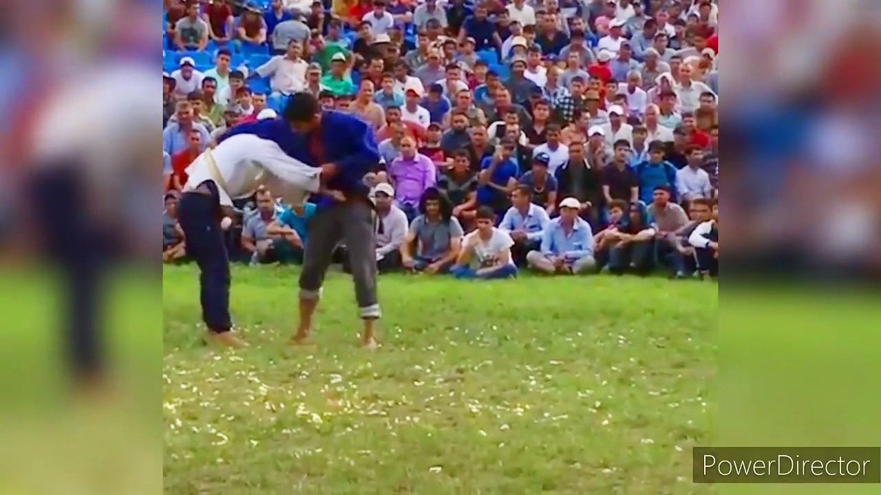 What is gushtigiri_ traditional tajik wrestling - video Dailymotion