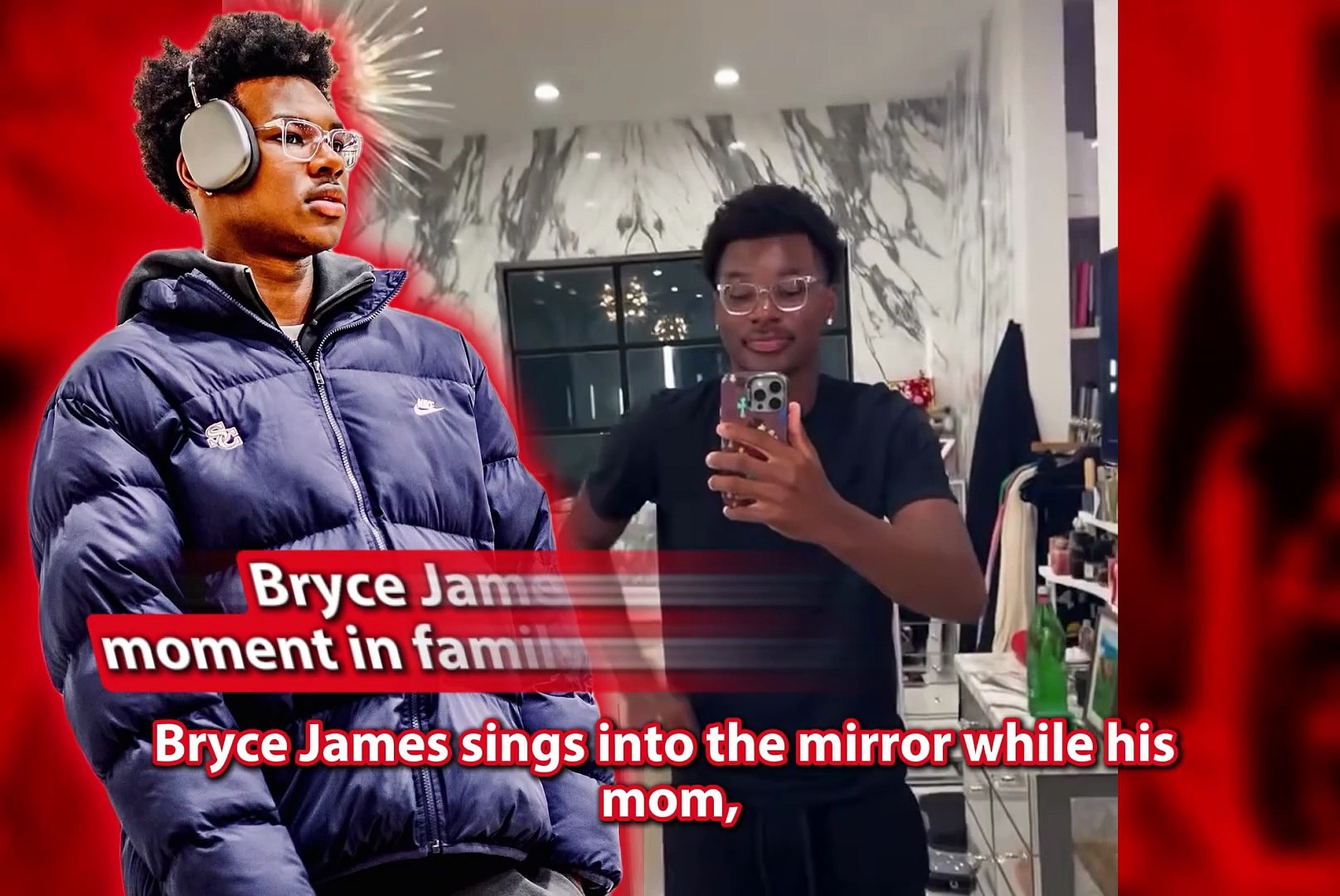 Savannah James gets exposed as Bryce James reveals her beauty secrets ...